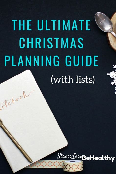 The Ultimate Christmas Planning Guide With Lists Christmas