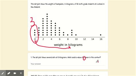 Unit 8 Lesson 5 Using Dot Plots To Answer Statistical Questions YouTube