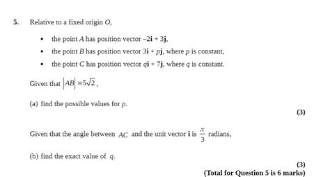 [solved] relative to a fixed origin o the point a has position vector 2i course hero