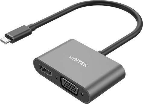 Unitek Usb C Na Hdmi K I Vga Fullhd V A Stacja Replikator
