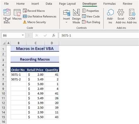learn excel macros and vba programming free tutorial and 50 examples