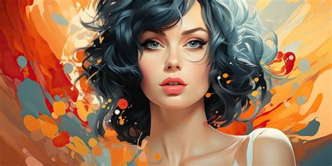 Premium AI Image AI Generated AI Generative Pin Up Sexy Attractive