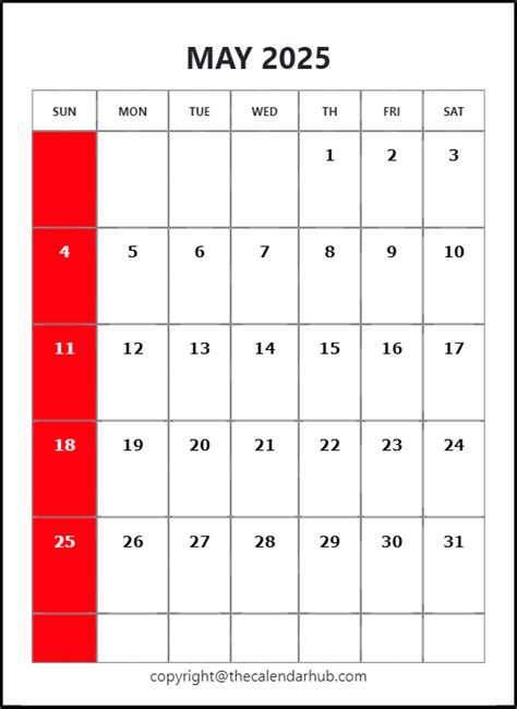 Calendar May 2025 Pdf Darla Emeline