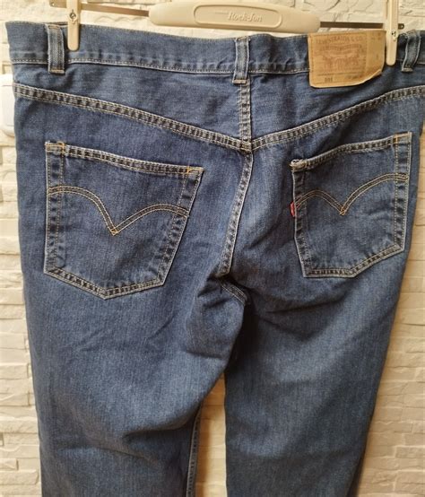 Spodnie D Insowe Levi S Strauss W L Xl Xxl Granatowe Ostr Da