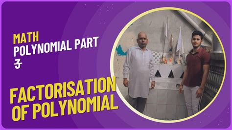 polynomial factor of polynomial middle term splitting medhod class 9th math chapter 2