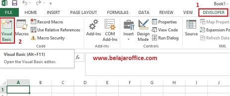 Belajar Menampilkan Userform Vba Pada Excel Belajar Office