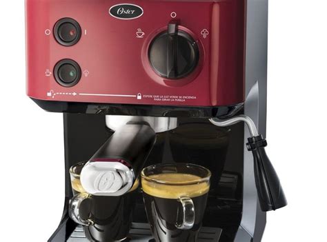 Oster Cafetera Para Expreso Y Capuccino Roja Bar Amazon Mx