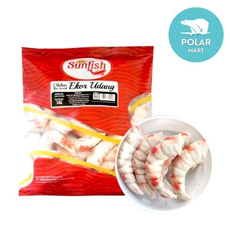 Jual Sunfish Ikan Olahan Bentuk Ekor Udang Gram Frozen Food