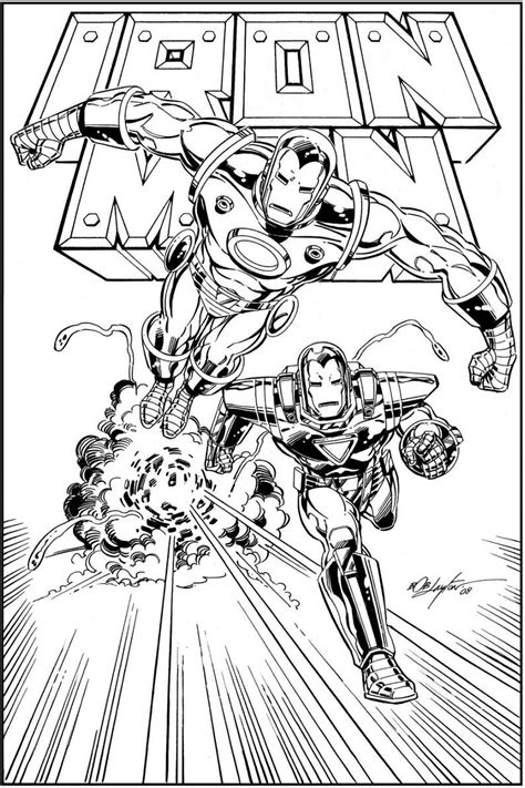 92 dessins de coloriage iron man à imprimer sur LaGuerche Page 4