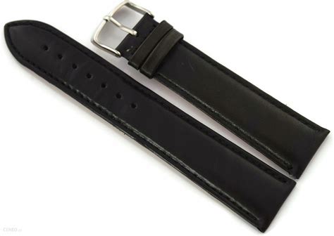 Pacific Długi Skórzany Pasek Do Zegarka 22MM XL Czarny W35XL22C
