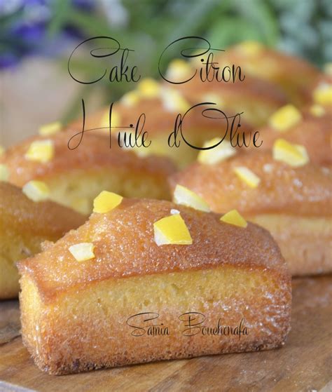 Cake Citron Huile d olive de Christophe Bacquié Le monde culinaire de