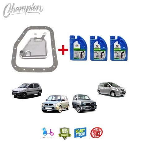 GENUINE PERODUA ATF D III D3 3LITER AUTO FILTER SET GEARBOX