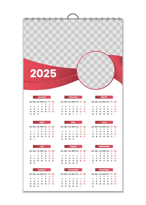 Pared Calendario Pared Calendario Dise O Modelo Para