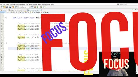 how to print output in java 2019 beginner youtube