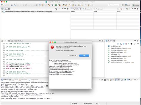openocd debug configuration won t work through eclipse r stm32f4
