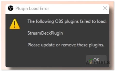 Cómo solucionar el error Error al cargar los complementos en OBS Studio
