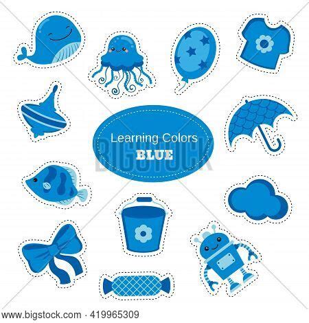 Blue Objects Vector Photo Free Trial Bigstock
