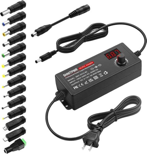 SHNITPWR 60W Universal Power Supply DC 3V 4V 4 5V 5V 6V 7V 7 5V 8V 9V