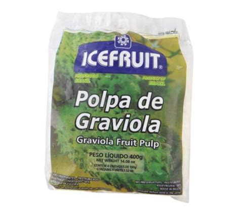 Polpa De Graviola Congelada Icefruit 400g Sonda Supermercado Delivery
