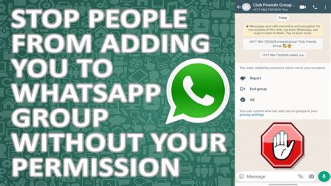 How To Stop People From Adding You To Whatsapp Groups Without Your