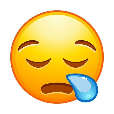 Emoticon De Alta Calidad Emoji Llorando Cara De Emoticon Triste Con