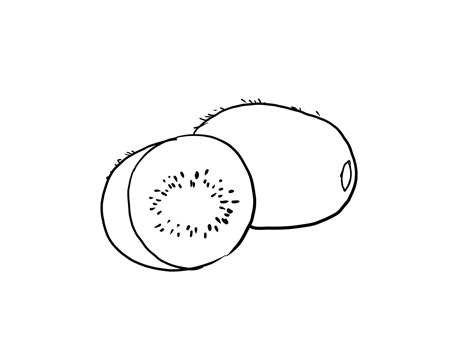 Gran Kiwi Para Colorear Imprimir E Dibujar Coloringonly