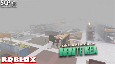 THIS IS HOW I SURVIVE THE INFINITE IKEA Roblox SCP 3008 YouTube