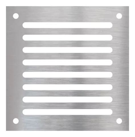 Reja Rejilla De Ventilaci N Acero Inoxidable X Mm