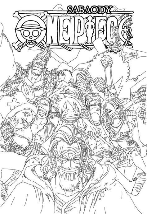 Coloriage One Piece gratuit à imprimer liste 80 à 100