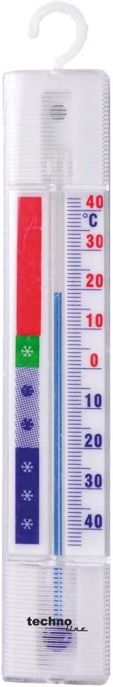 Lantelme 3 Stück Kühlschrankthermometer mit Haken 40C Set auch für