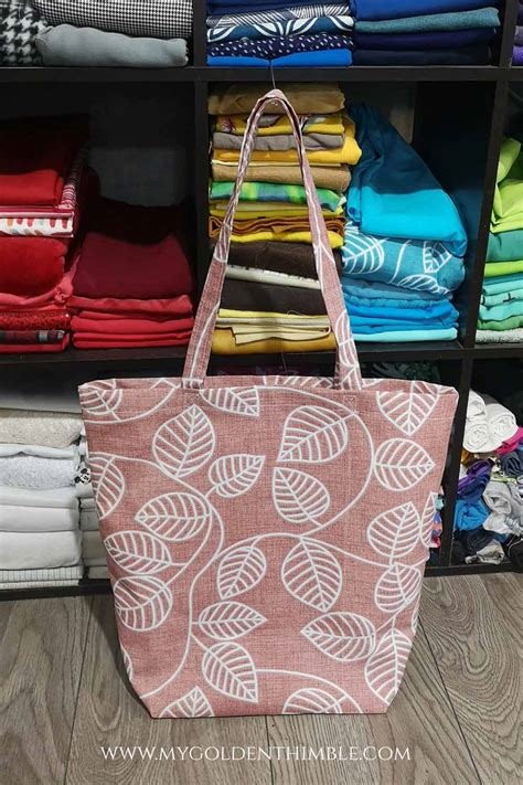 How To Sew A Tote Bag With A Flat Bottom Step By Step