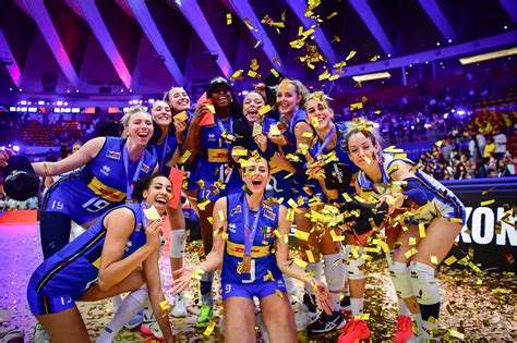 WorldofVolley VNL W Italy Clinches Womens Volleyball Nations