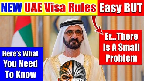 BREAKING NEW VISA RULES IN UAE All You Need To Know Plus What They