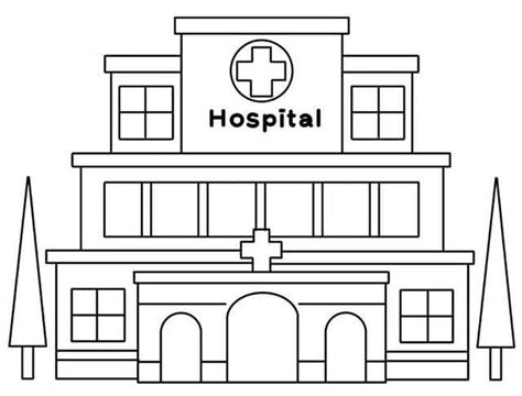 Coloriage Hopital à imprimer sur ColoriageEnfant
