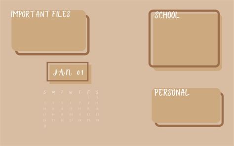 Aesthetic Desktop Organizer Three Pins Desktop Wallpaper Organizer