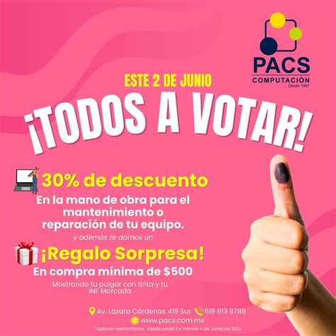 Tu voto cuenta y también te premia Vota el 2 de junio y el 3 y 4