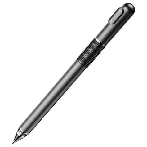 Caneta Capacitiva Para Ipad Pro Pencil Baseus 2 Em 1 Original Preto No