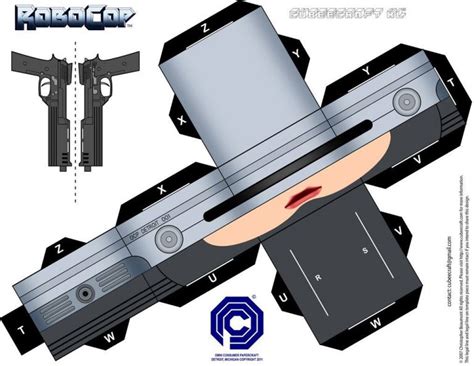 Papercraft Gun Templates