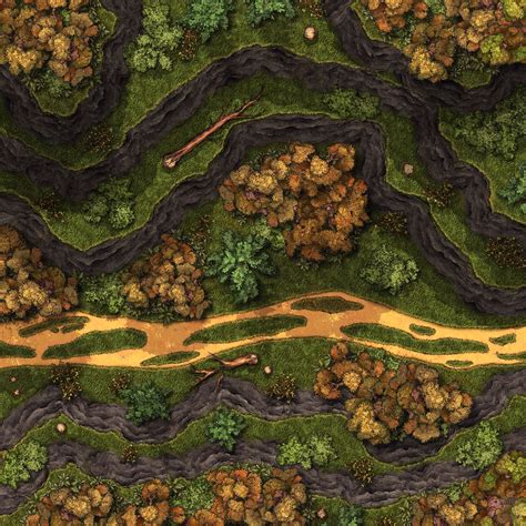 Ambush Road 40x40 Inkarnate Create Fantasy Maps Online