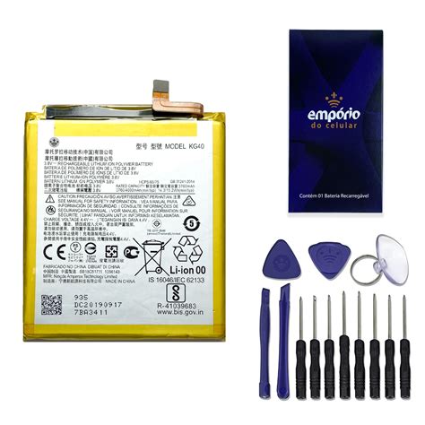 Bateria Compatível Moto G10 G20 G30 E40 G9 Play E7 Jk50