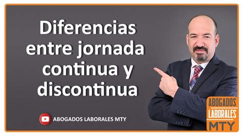 JORNADA CONTINUA Y DISCONTINUA DIFERENCIAS YouTube