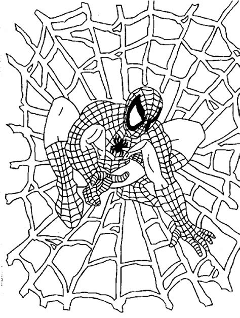 167 dessins de coloriage spiderman à imprimer sur LaGuerche Page 2