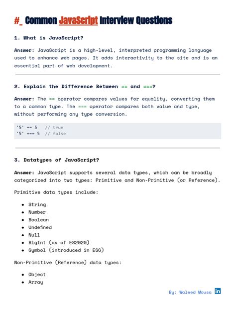 top javascript interview questions pdf java script scope computer science