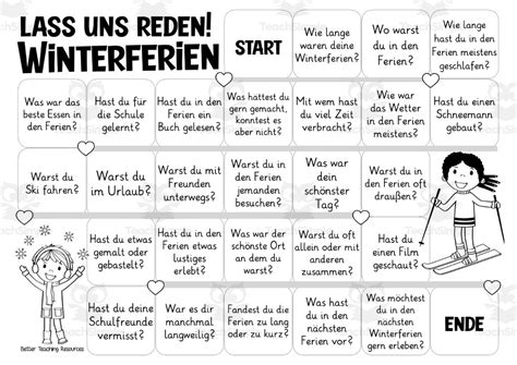 German Let S Talk About Winter Holidays Board Game By Teach Simple