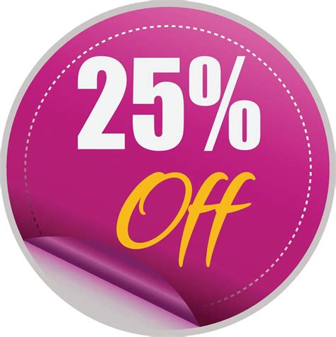 25 Percentage Off Discount Promotion Sale For Your Unique Selling