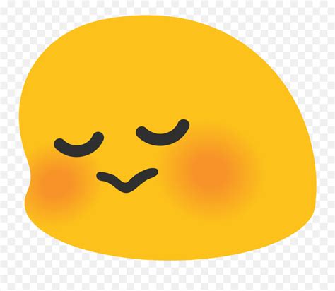 Blushing Emoji Clipart Shy Android Flushed Emoji Png Discord Emojis