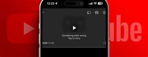 Fixes Something Went Wrong Tap To Retry On Youtube