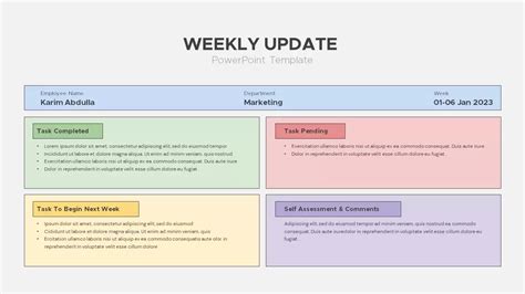Powerpoint Update Template