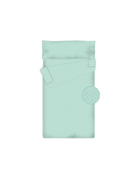 Saco nórdico Cremallera Algodón Mint Manhattan