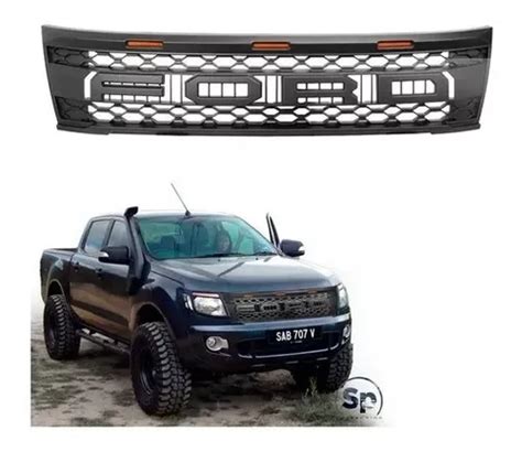 Parrilla Tipo Raptor Led Ford Ranger Cuotas Sin